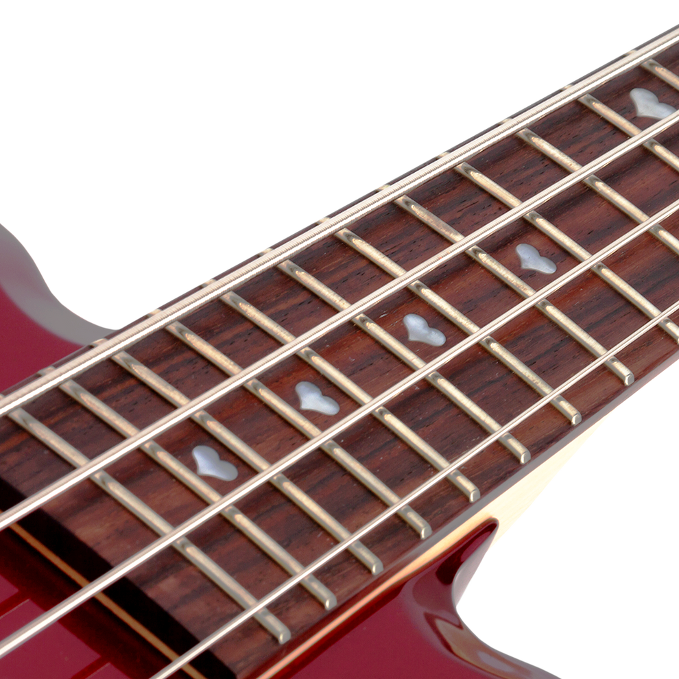 HEARTBREAKER BASS - "SO RETRO RED" – Daisy Rock Guitars